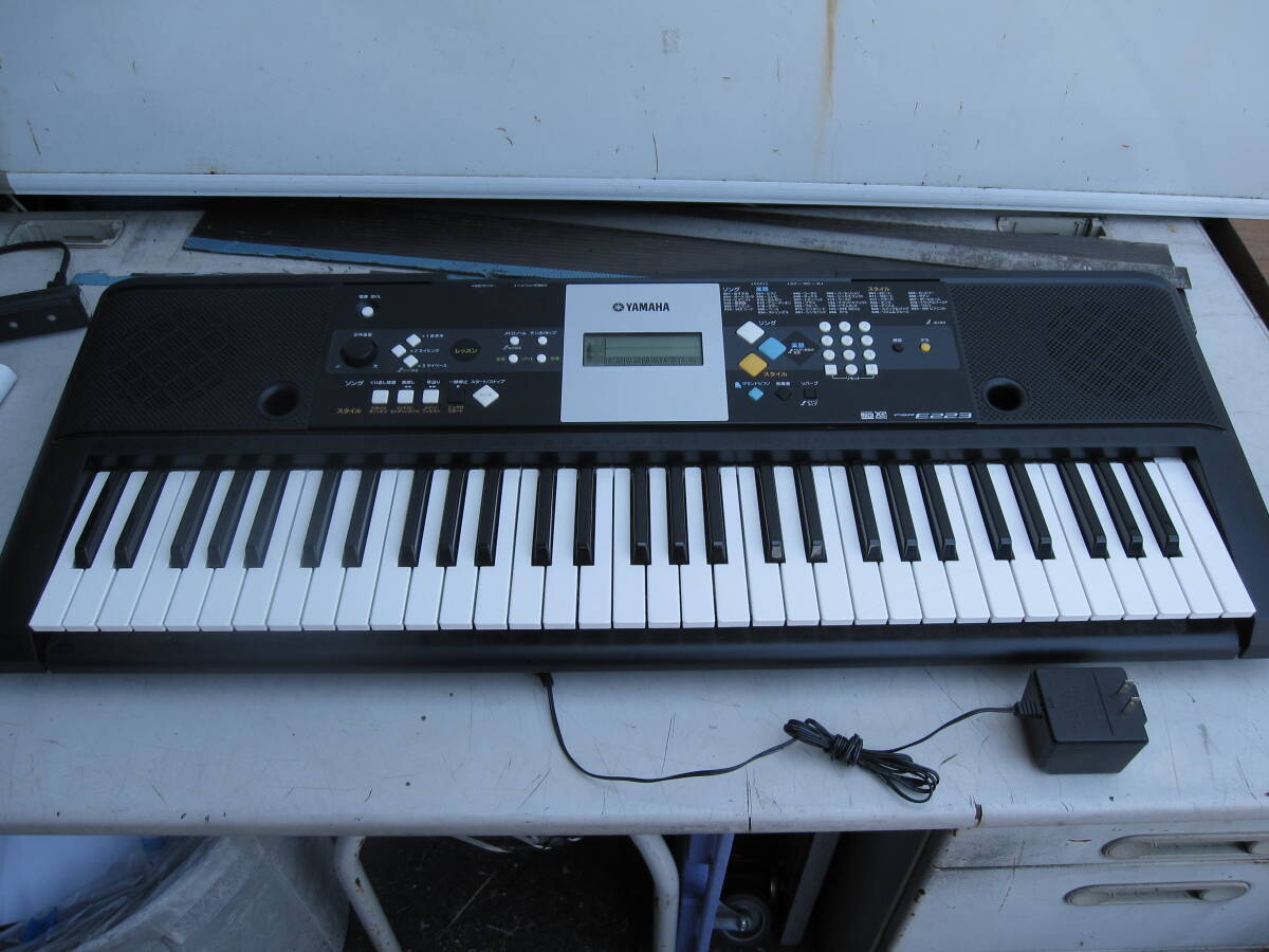 【やや傷や汚れあり】YAMAHA 電子キーボード 電子ピアノ PSR-E223 動作確認済の落札情報詳細 - Yahoo!オークション落札価格検索 オークフリー
