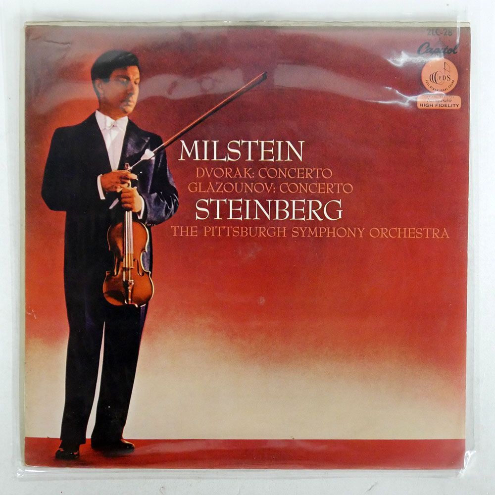 【やや傷や汚れあり】プロモ 赤盤 ミルシテイン/ドヴォルザーク：ヴァイオリン協奏曲 イ短調/CAPITOL 2LC28 LPの落札情報詳細 - Yahoo!オークション落札価格検索 オークフリー
