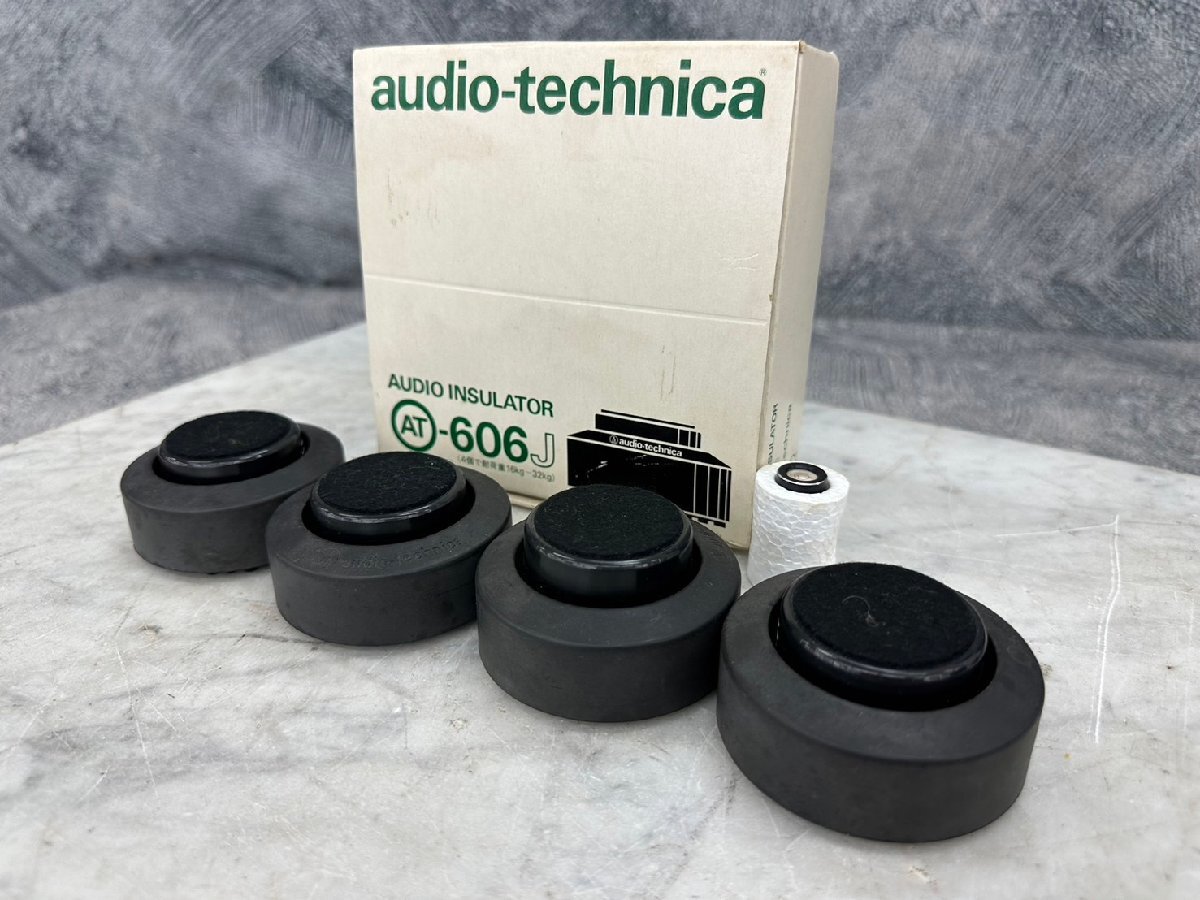 【傷や汚れあり】 TG0918 t835 中古★audio-technica AT-606J オーディオテクニカ インシュレーターの落札情報 ...