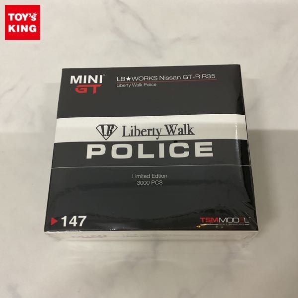 【未使用に近い】1円〜 未開封 MINIGT LB★WORKS ニッサン GT-R R35 Type1,Rear Wing ver.1,LB ...