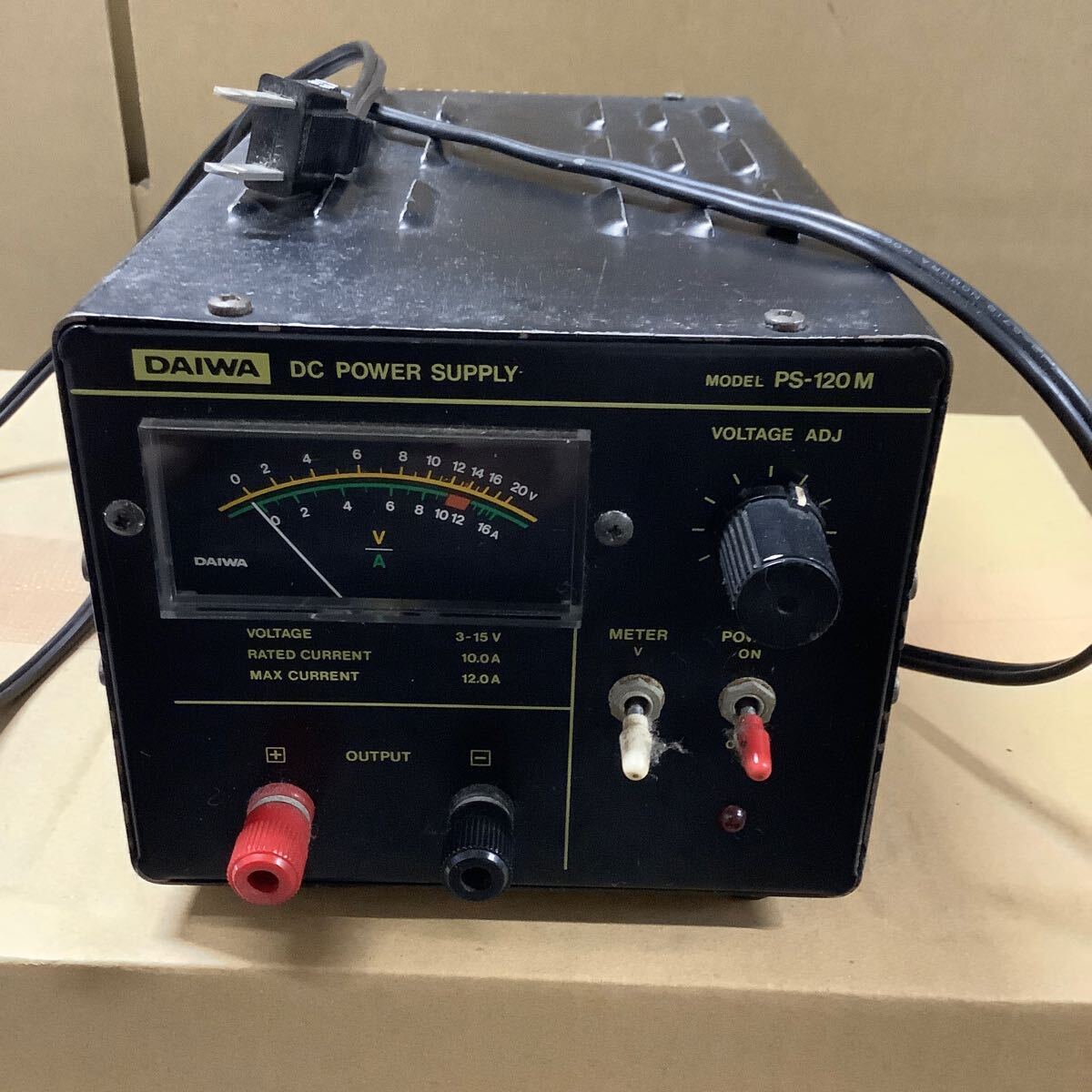 【傷や汚れあり】⑨ DAIWA ダイワ PS-120M DC POWER SUPPLY 安定化電源 現状品 ジャンクの落札情報詳細 - Yahoo!オークション落札価格検索 オークフリー