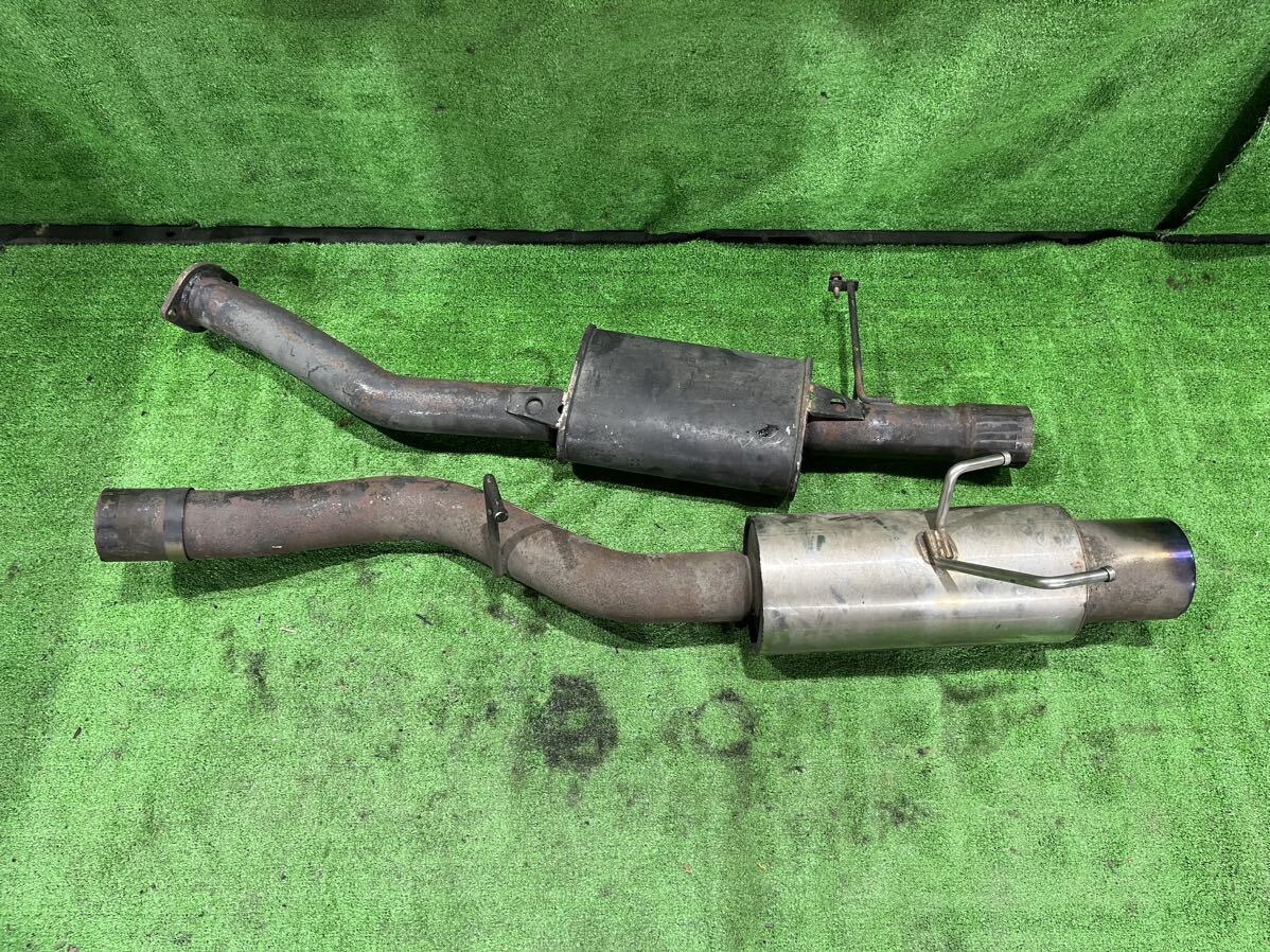 【傷や汚れあり】GP SPORTS GPスポーツ EXAS エグザス EVO TUNE エボチューン 差し込み式 差込式 マフラー シルビア S13 180SX RPS13の落札情報詳細 ...