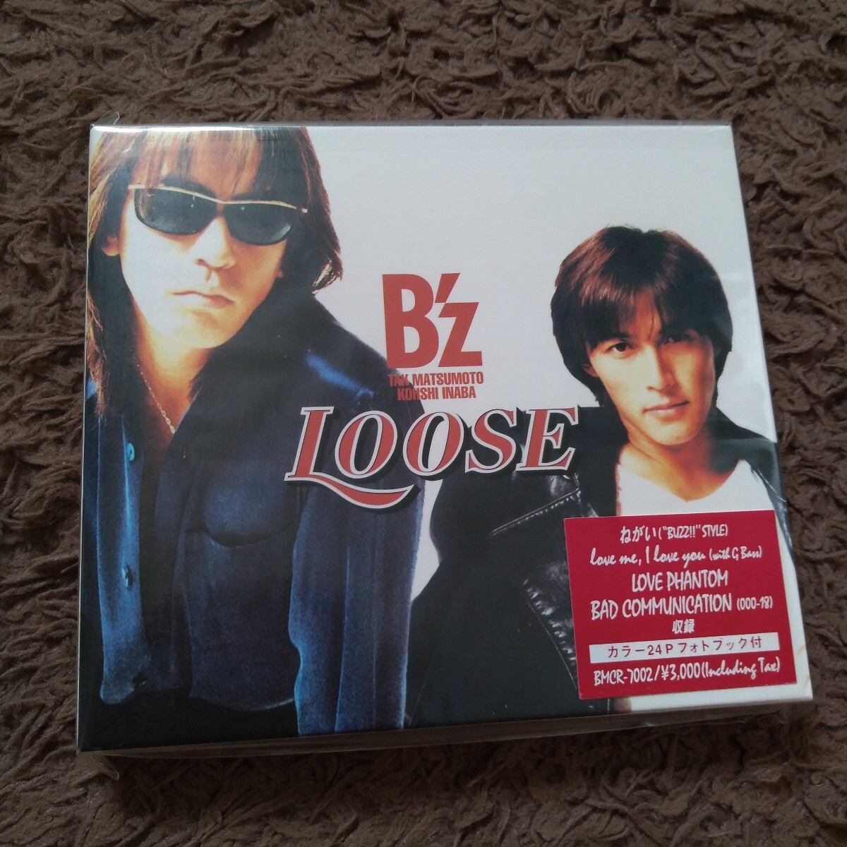 【未使用】新品 未開封 写真集付 CD B’z LOOSE ルーズ ねがい LOVE PHANTOM BAD COMMUNICATION 000-18収録 ビーズ 稲葉浩志 松本孝弘の落札情報 ...