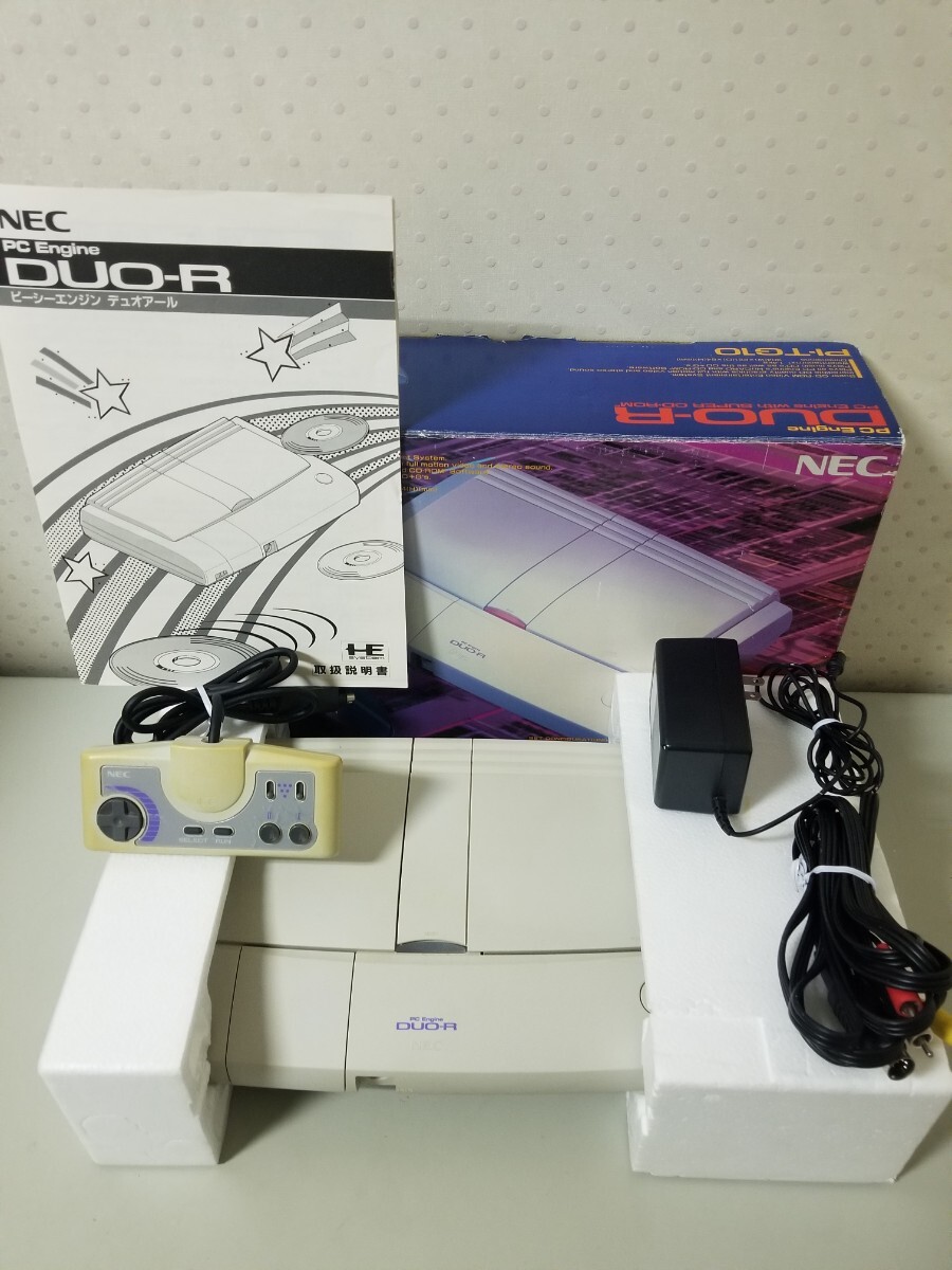 【やや傷や汚れあり】【中古品・動作確認済み・番号一致】 NEC/エヌイーシー PC Engine With SUPER CD-ROM2 DUO ...