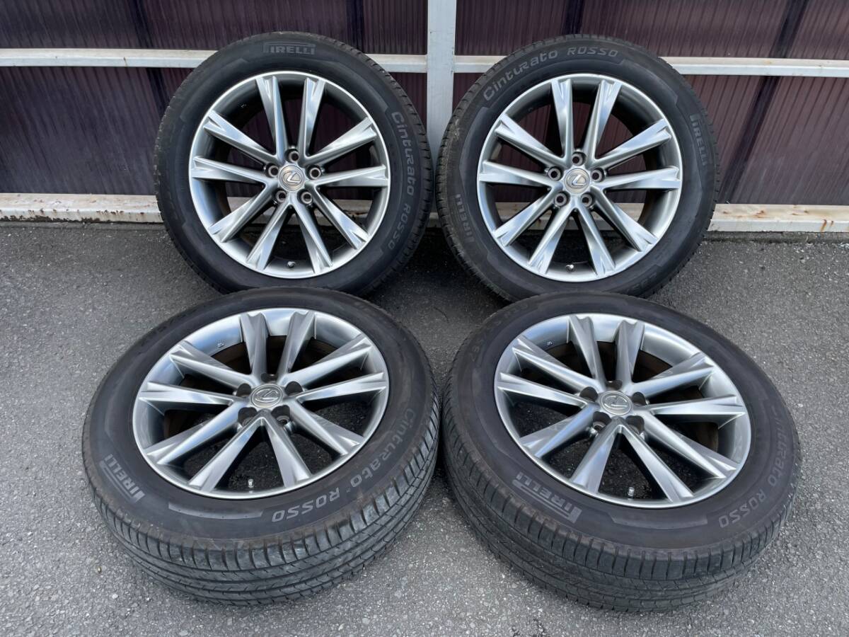 【やや傷や汚れあり】LEXUS レクサス AGL10 GGL10 GWL10 RX270 RX350 RX450h 後期 純正 235 ...