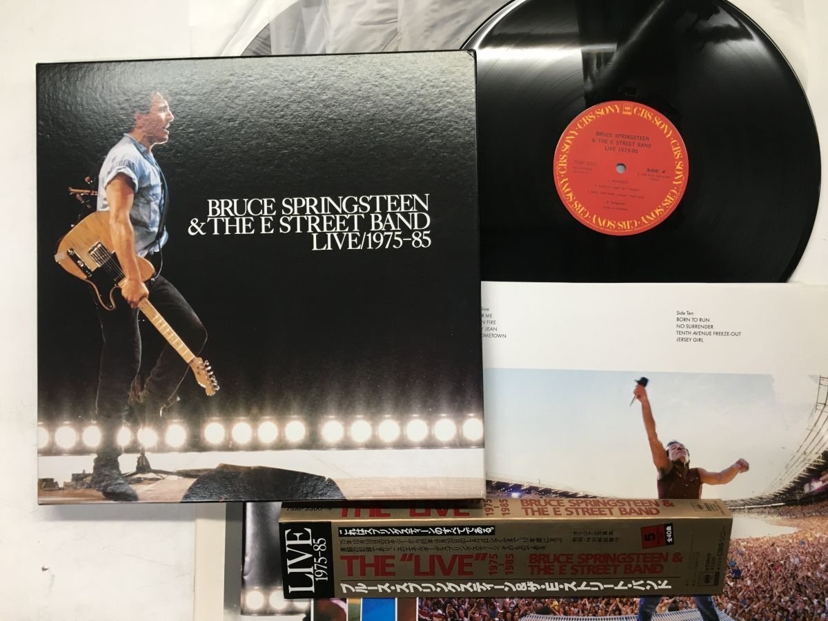 【未使用に近い】美品 LP / BRUCE SPRINGSTEEN & THE E STREET BAND / LIVE 1975-85 ...