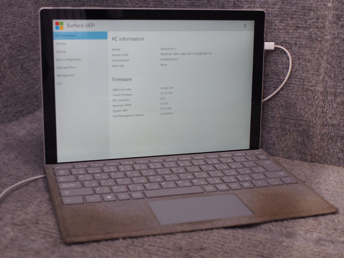 【傷や汚れあり】Microsoft Surface Pro7 1866 128GB i5-1035G4 1.10GHz 8GB OS無し ジャンク D50768の落札情報詳細 - Yahoo ...