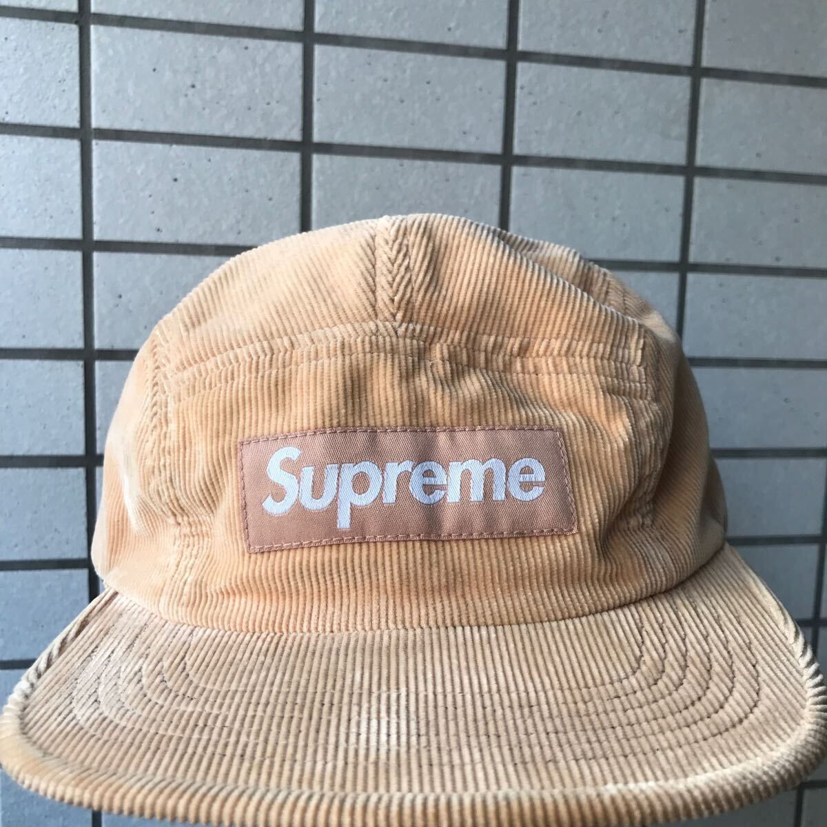 【中古】美品 超希少 Supreme Visvim Camp Cap 茶 ビズビム ヴィズヴィム ボックスロゴ キャンプキャップ ブラウン ...