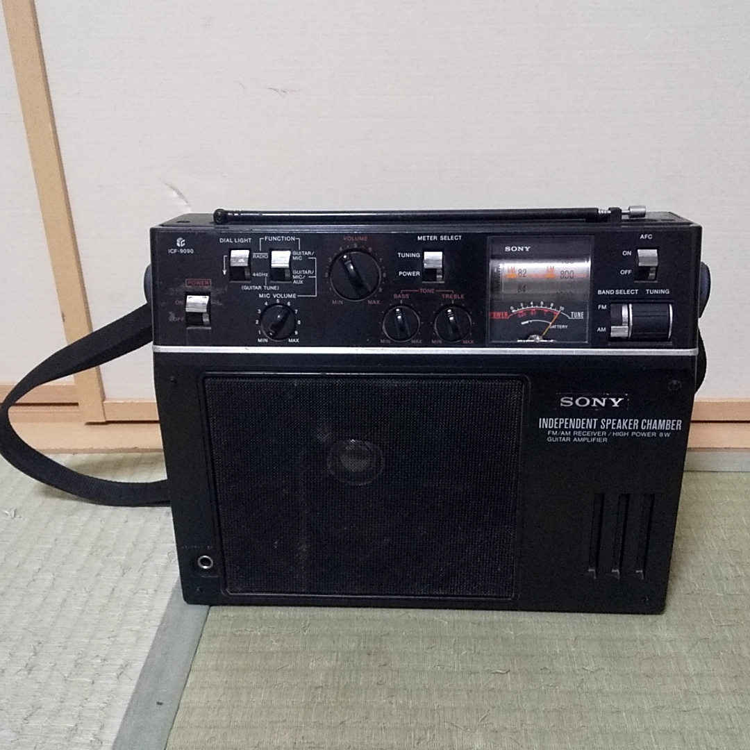 【傷や汚れあり】【現状品】SONY ICF-9090 FM/AM ソニー ラジオ ギターアンプ INDEPENDENT SPEAKER CHAMBER *AD55の落札情報詳細 - Yahoo ...