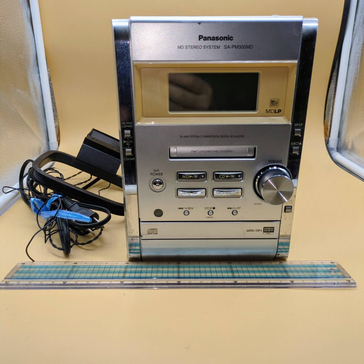 【目立った傷や汚れなし】動作確認済 Panasonic MD STEREO SYSTEM SA-PM300MD コンポの落札情報詳細 - Yahoo!オークション落札価格検索 オークフリー