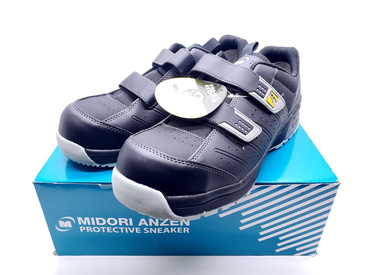 【未使用】ミドリ安全 MIDORI ANZEN ワイド樹脂先芯入りスニーカー MPN-305静電 ブラック 28cmの落札情報詳細 - Yahoo!オークション落札価格検索 オークフリー