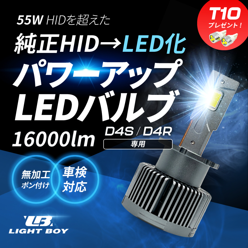 【未使用】HIDより明るい クラウン ロイヤル / AWS GRS 200系 210系 (H20.2～H27.5) D4S 新型 純正HID LED化 交換 爆光 LEDヘッドライト バルブの ...
