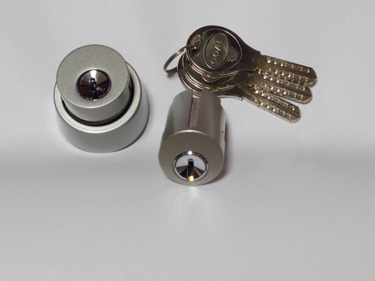 【未使用】【新品】積水ハウス セキスイハイム アパート シャーメゾン Shamaison GOAL シリンダー 鍵 V-GW A B 上下2個同一 キー3本SET DIYの落札情報詳細 ...