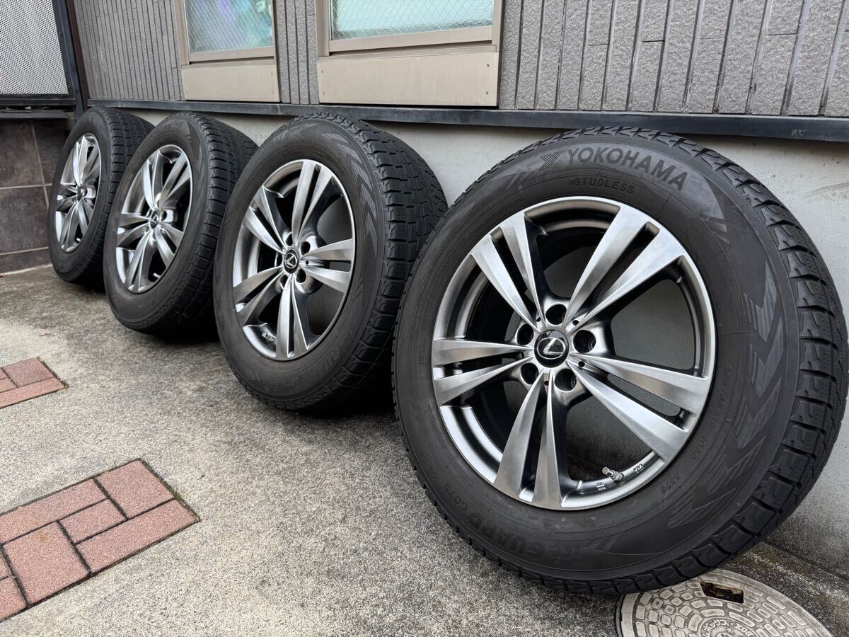 【傷や汚れあり】【純正空気圧センサー付】レクサス RX スタッドレスタイヤ ホイール4本セット ヨコハマ ice GUARD 235/65/R18の落札情報詳細 - Yahoo!オークション ...