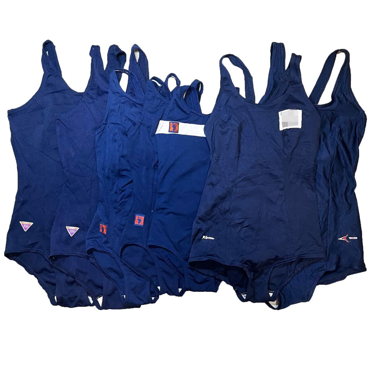 【やや傷や汚れあり】37【整理品リサイクル】濃紺ネイビー7枚セット女子競泳水着(120～M)★KANKOフットマークSPRINTERトンボの落札情報詳細 - Yahoo!オークション落札価格 ...