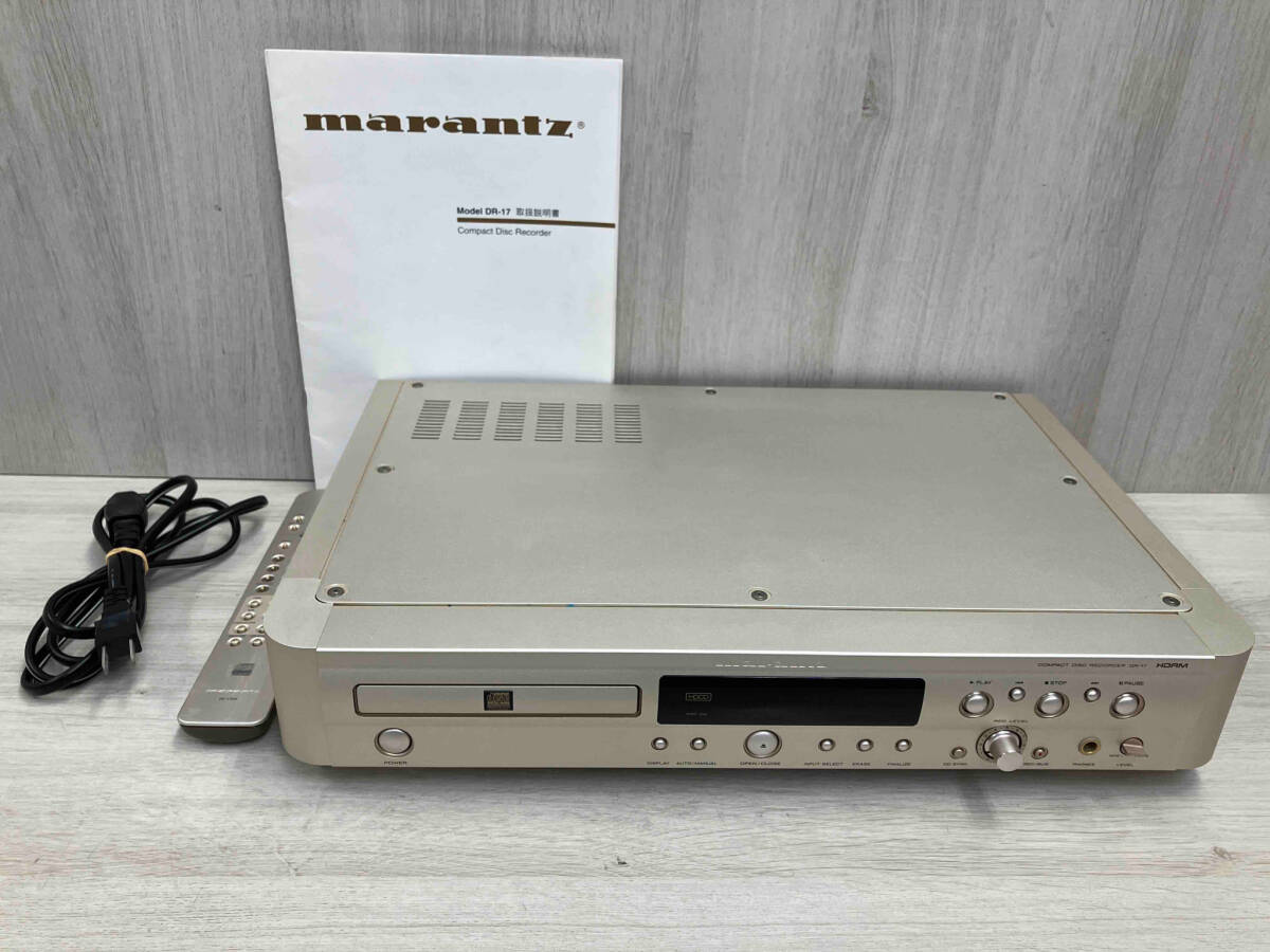 【全体的に状態が悪い】【ジャンク】 marantz DR17 CDレコーダー 説/リモコン/電源ケーブルあり【リモコン液漏れあり】の落札情報 ...