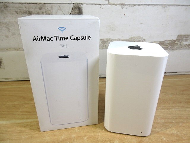 【やや傷や汚れあり】2F1-1「Apple AirMac Time Capsule 3TB A1470」アップル ルーター タイムカプセル 現状品 動作・通電未確認の落札情報詳細 ...