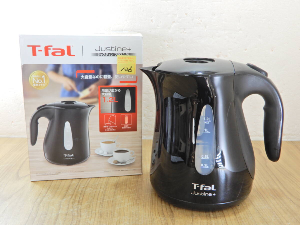 【目立った傷や汚れなし】Z3545★\1～T-fal/ティファール 家庭用 JUSTINE+ 電気ケトル/電気湯沸かし器 容量:1.2L KO49の落札情報詳細 - Yahoo!オークション ...
