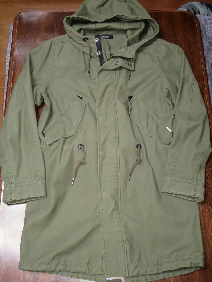 【目立った傷や汚れなし】送料無料！正規店購入 DIESEL TIMELESS ディーゼル M65フィールドジャケット モッズコート サイズ S の落札情報詳細 - Yahoo!オークション落札 ...