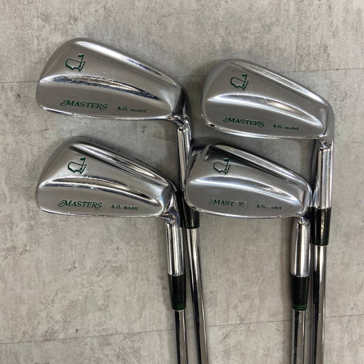 【やや傷や汚れあり】MIZUNO ミズノ MASTERS A.G.model マスターズ メンズゴルフ アイアン9本セット スチール S ...