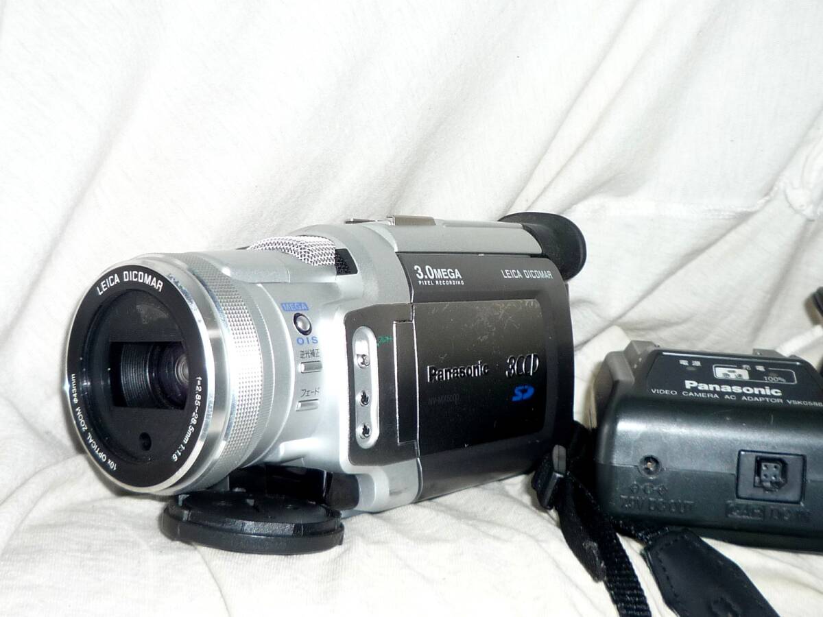 【目立った傷や汚れなし】パナソニック デジタルビデオカメラ NV-MX5000 (300万画素・3CCD)バッテリー、充電器付き・動作品の落札 ...