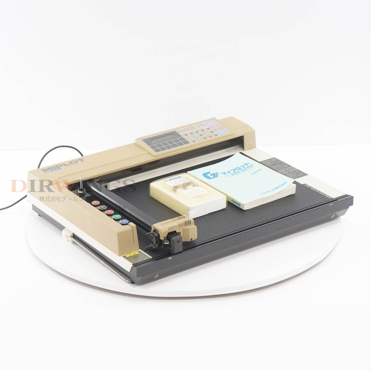 【やや傷や汚れあり】[PG] 8日保証 MP3400 MIPLOT マイプロット MP3000 GRAPHTEC グラフテック XY PLOTTER XYプロッター ACアダプター 取扱説明 ...