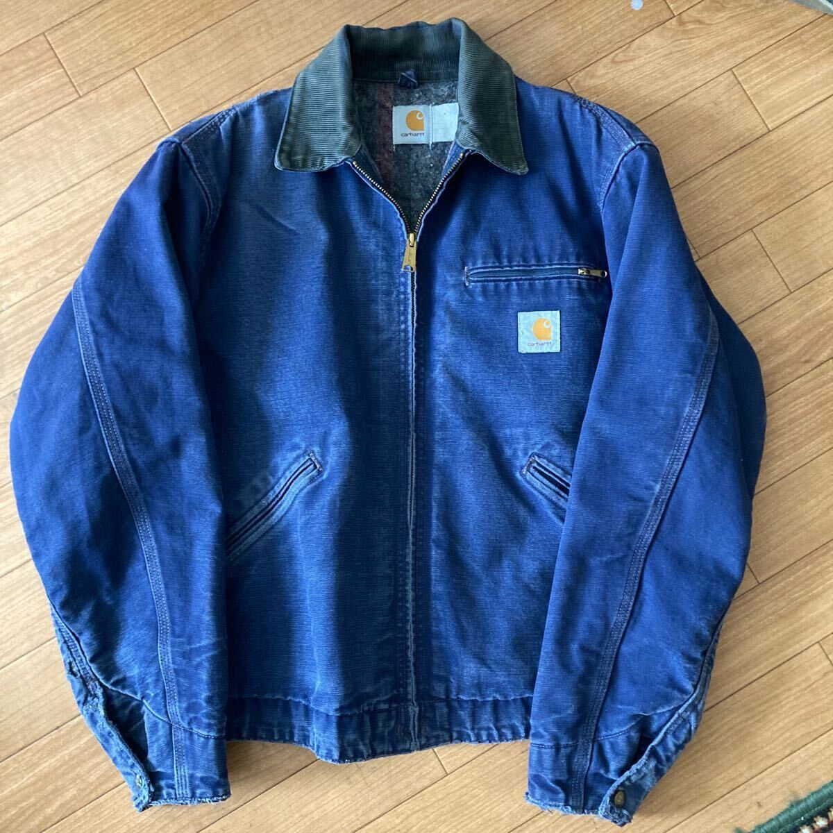 【傷や汚れあり】USA製 希少カラー ネイビー カーハート デトロイトジャケット L程 フェード ボロ carhartt ジョニーデップ ヴィンテージ の落札情報詳細 - Yahoo ...