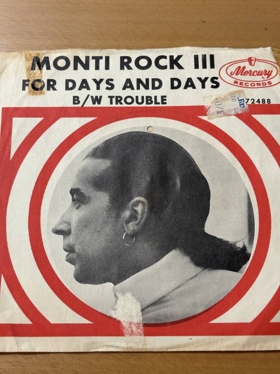 【目立った傷や汚れなし】70年前後のストーンズ的なブラック・ロックンロール’65 MONTI ROCK III FOR DAYS AND ...