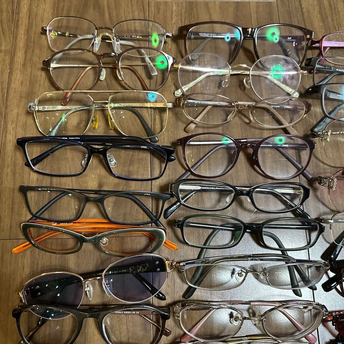 やや傷や汚れあり 全ブランドメガネ40本 Ray Ban Sergio Taccini Mila Schon Jins Zoff等