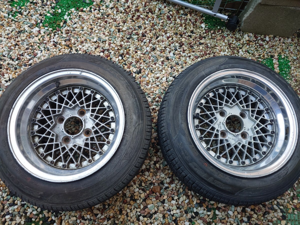【中古】VOLK ボルクメッシュ 14インチ 7.5J +10 4H 114.3 GRIDⅡ 195/60R14 2本 AE86 ドリケツにの落札情報詳細 - Yahoo!オークション落札価格 ...