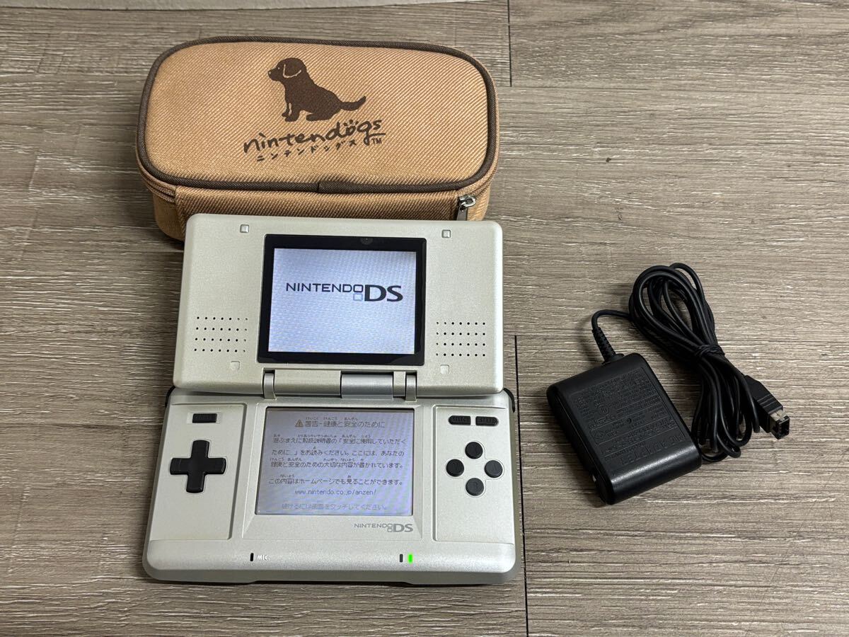 【やや傷や汚れあり】☆ DS ☆ ニンテンドーDS プラチナシルバー 動作品 本体 タッチペン アダプター ポーチ 付属 Nintendo DS GBA 初代DS 任天堂 2007の落札情報 ...