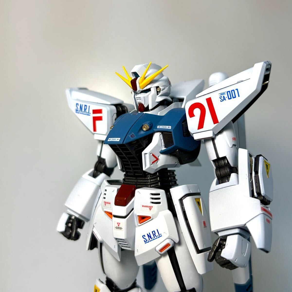 MG 1/100 F91 ガンダムF91 ver.2.0 塗装済改修完成品の落札情報詳細 - Yahoo!オークション落札価格検索 オークフリー