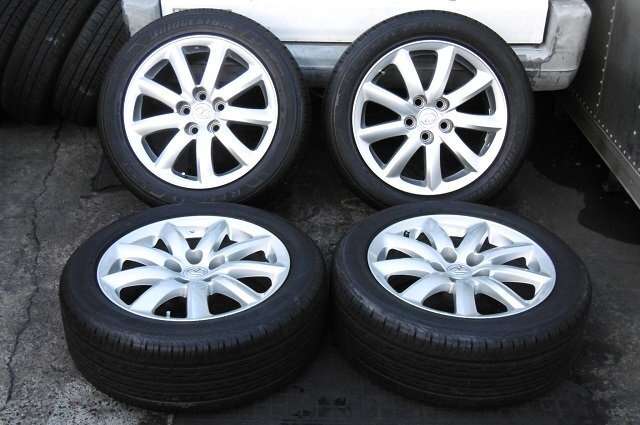 【やや傷や汚れあり】 B-1920 バリ山！ガリ無！室内保管 レクサス 純正 USF40 LS460 18x7.5J 120 5H +32 アルミ タイヤ 2012年 REGNO GR-XT ...