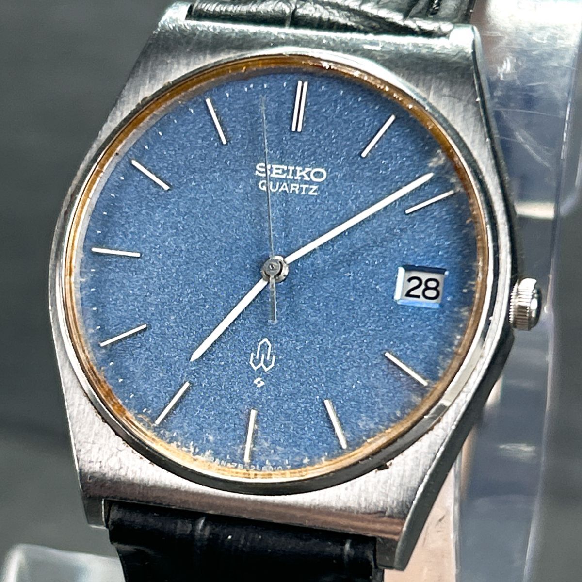 【やや傷や汚れあり】1970年代製 SEIKO セイコー QUARTZ クオーツ 7832-8010 腕時計 アナログ ヴィンテージ 諏訪精工 ...