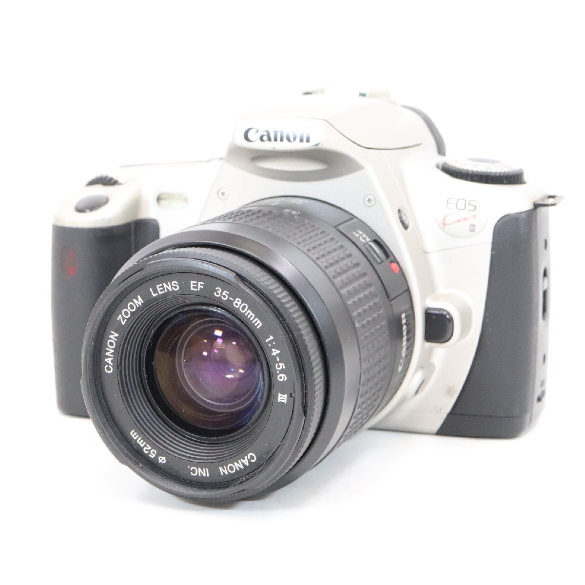 【全体的に状態が悪い】10067-60 Canon キヤノン EOS Kiss Ⅲ 一眼レフフィルムカメラ CANON ZOOM LENS ...