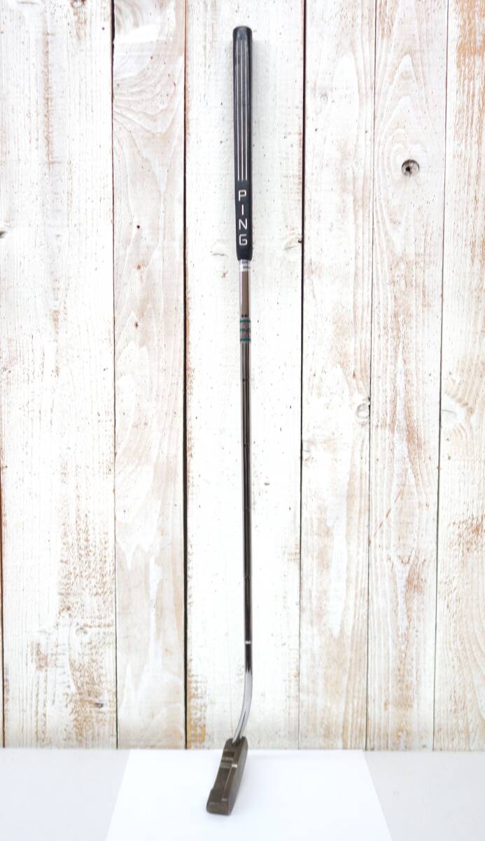 【やや傷や汚れあり】GOLF ゴルフ レトロクラブ ＊KARSTEN MFG.CORP ＊PING ピン CUSHIN オールド パター＊MADE IN USA 米国製＊LENGTH 実測 ...