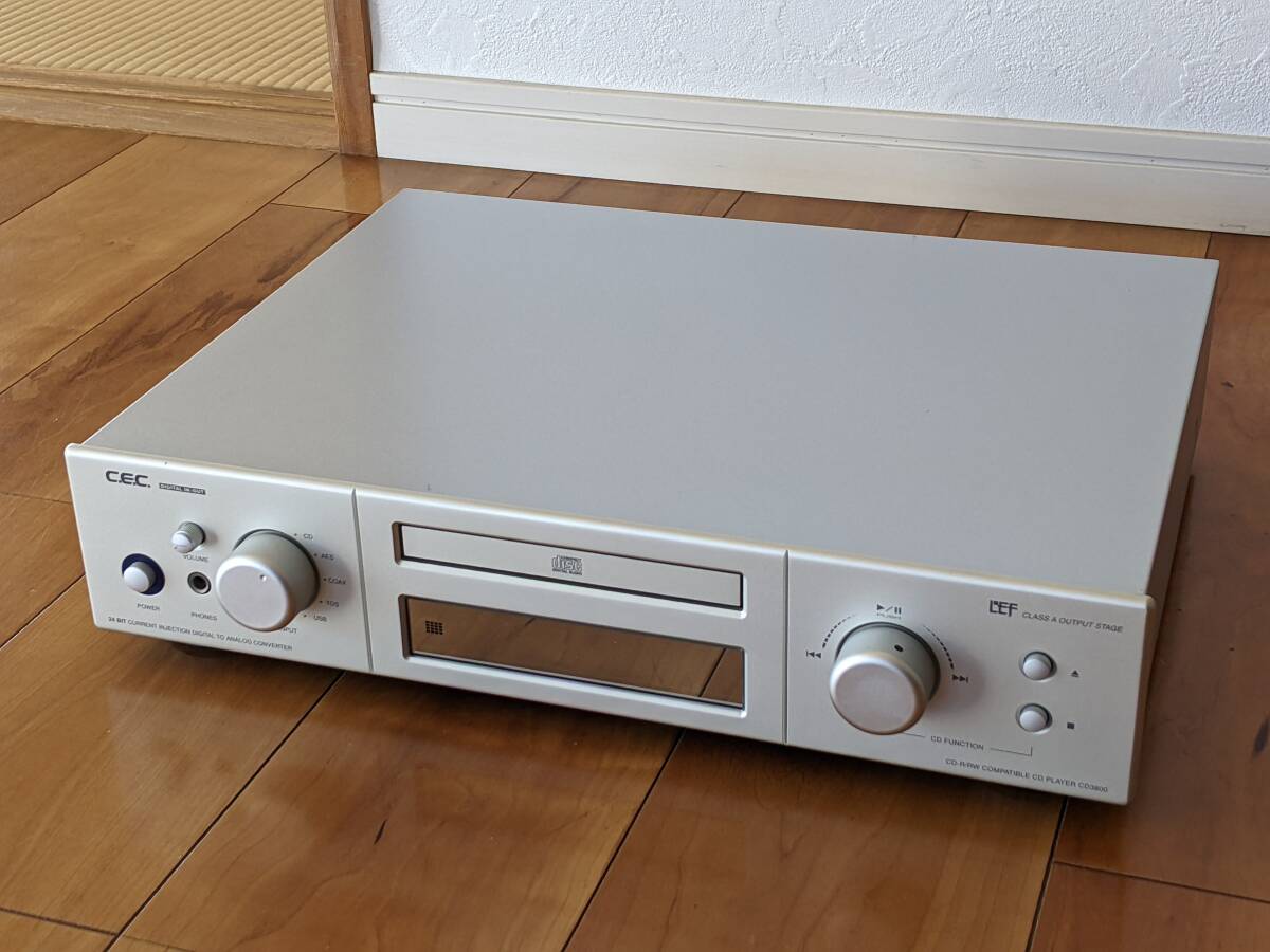 【目立った傷や汚れなし】CEC CD3800 C.E.C. CDプレーヤー 名機 ワンオーナー美品 ジャンクの落札情報詳細 - Yahoo!オークション落札価格検索 オークフリー