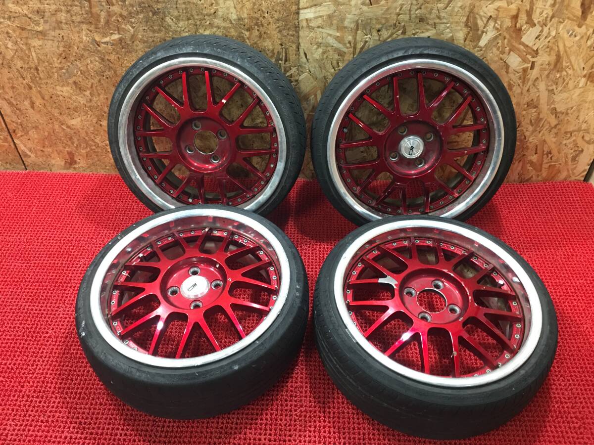 【傷や汚れあり】SSR 16×6.5J OFF32 PCD100 4穴 165/40R16 NANKANG NOBLE SPORT 夏タイヤ ...