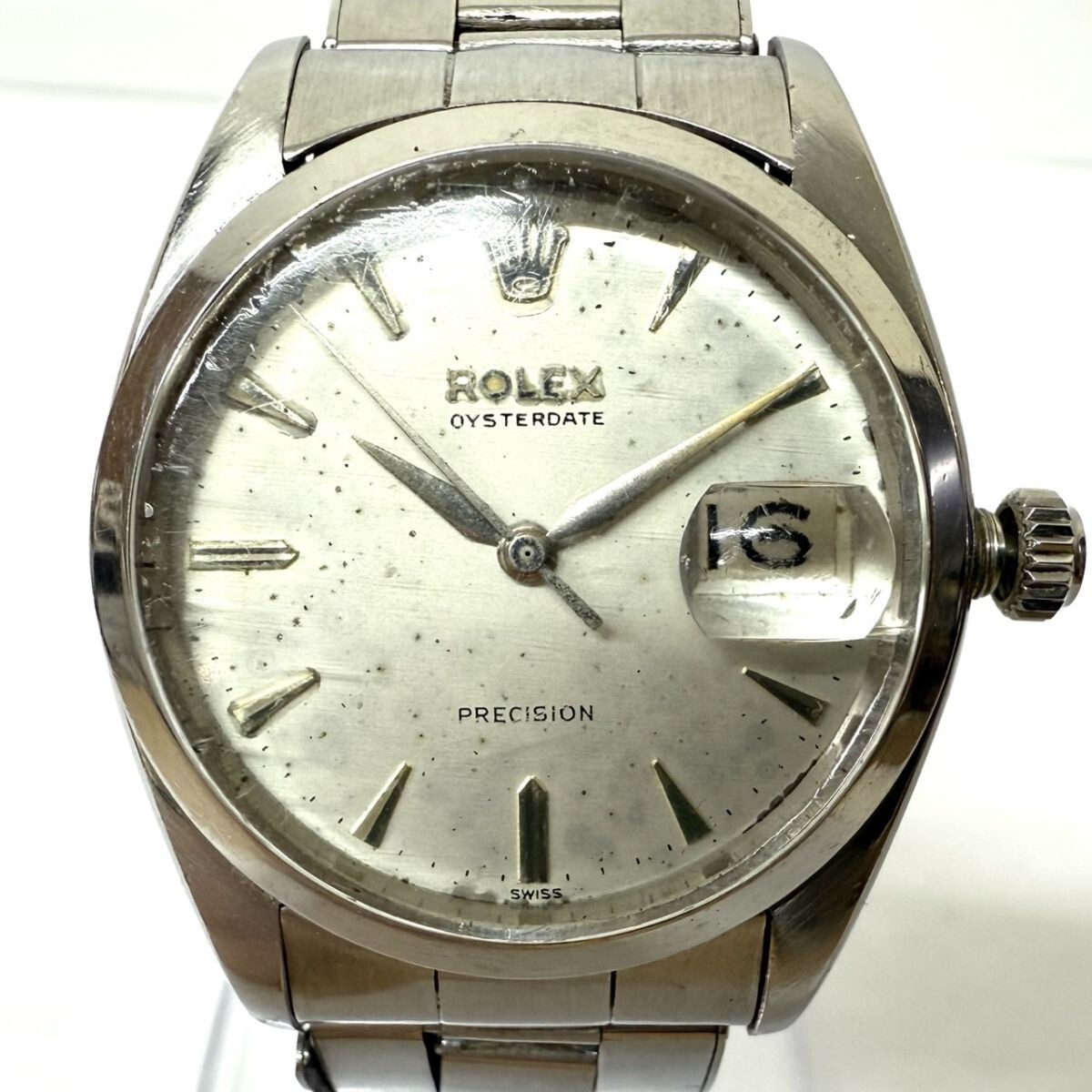 【傷や汚れあり】F881-CH4-1142 ROLEX ロレックス OYSTER DATE PRECISION オイスターデイト プレシジョン ref.1699 メンズ 腕時計 自動巻きの落札 ...