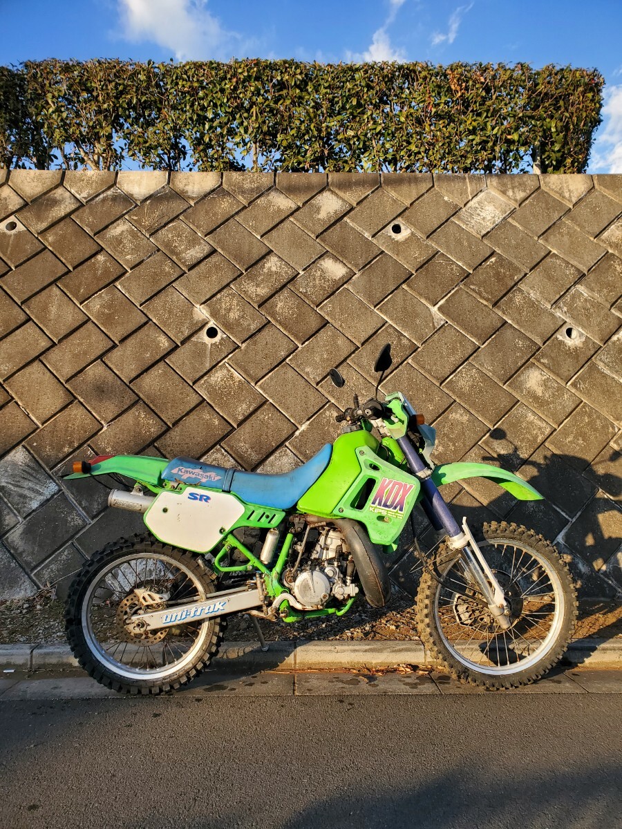 【やや傷や汚れあり】カワサキ KDX200SR 実働 2スト 東京都八王子 オフロード モトクロス エンデューロ 林道 KLX250 KDX250 KDX220 KX250 CRM250 ...