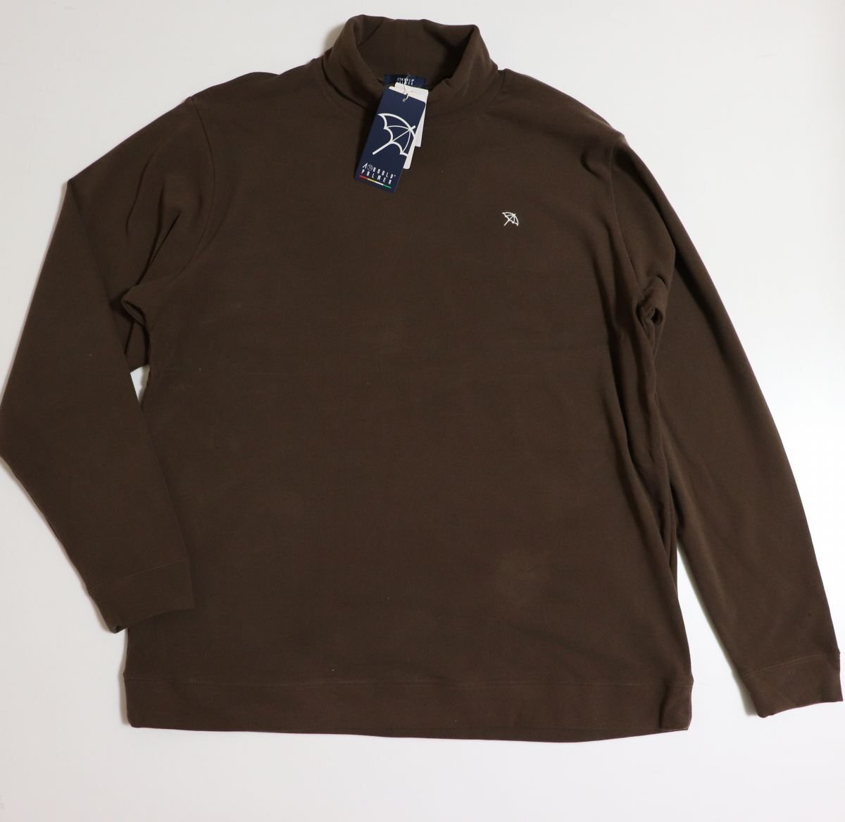 【未使用】アーノルドパーマー ARNOLD PALMER 新品 メンズ スムースニット タートルネック 長袖 シャツ XLサイズ ...