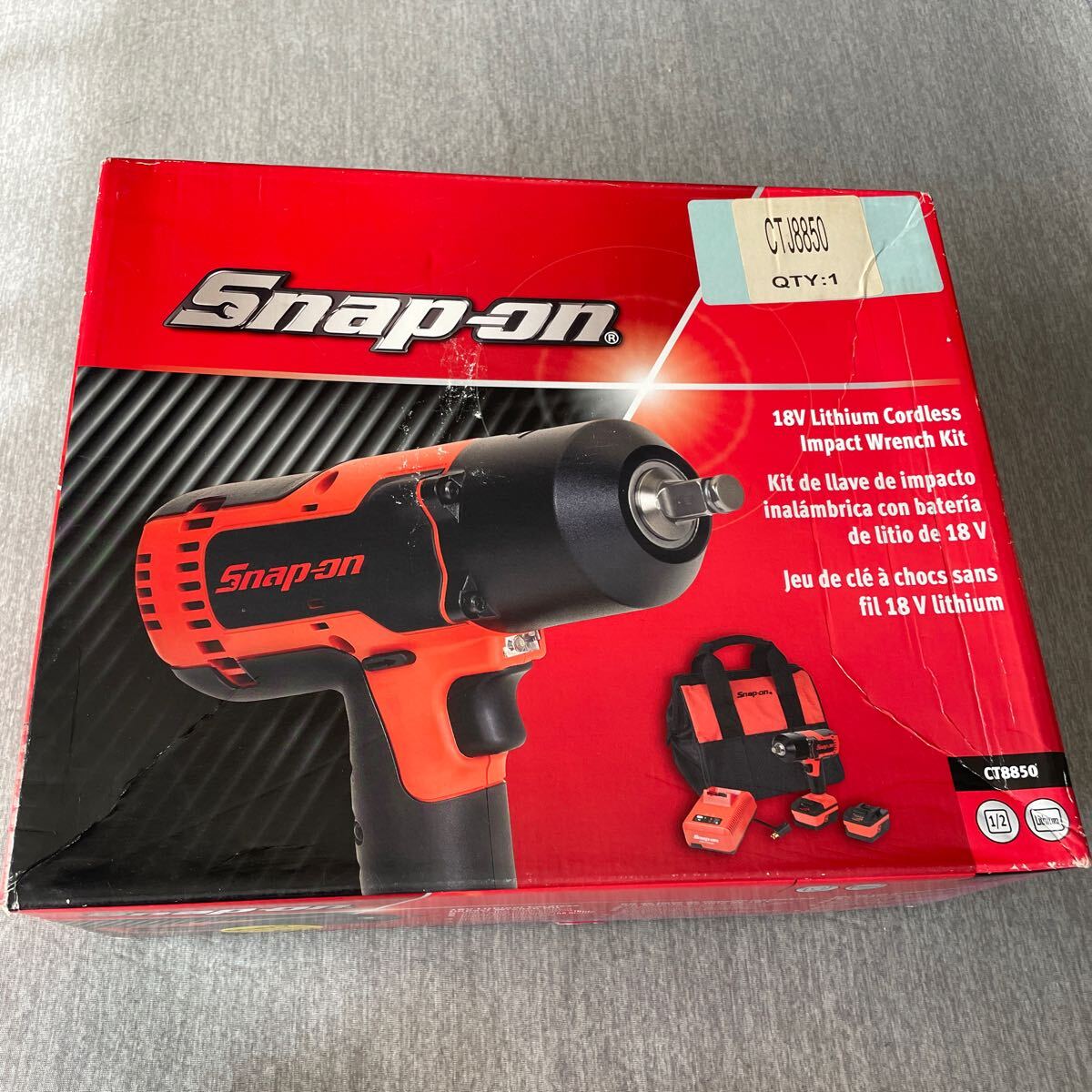 【未使用】Snap-on/スナップオン 18V電動インパクトレンチ CTJ8850 1/2 バッテリー2個 バック付の落札情報詳細 - Yahoo!オークション落札価格検索 オークフリー