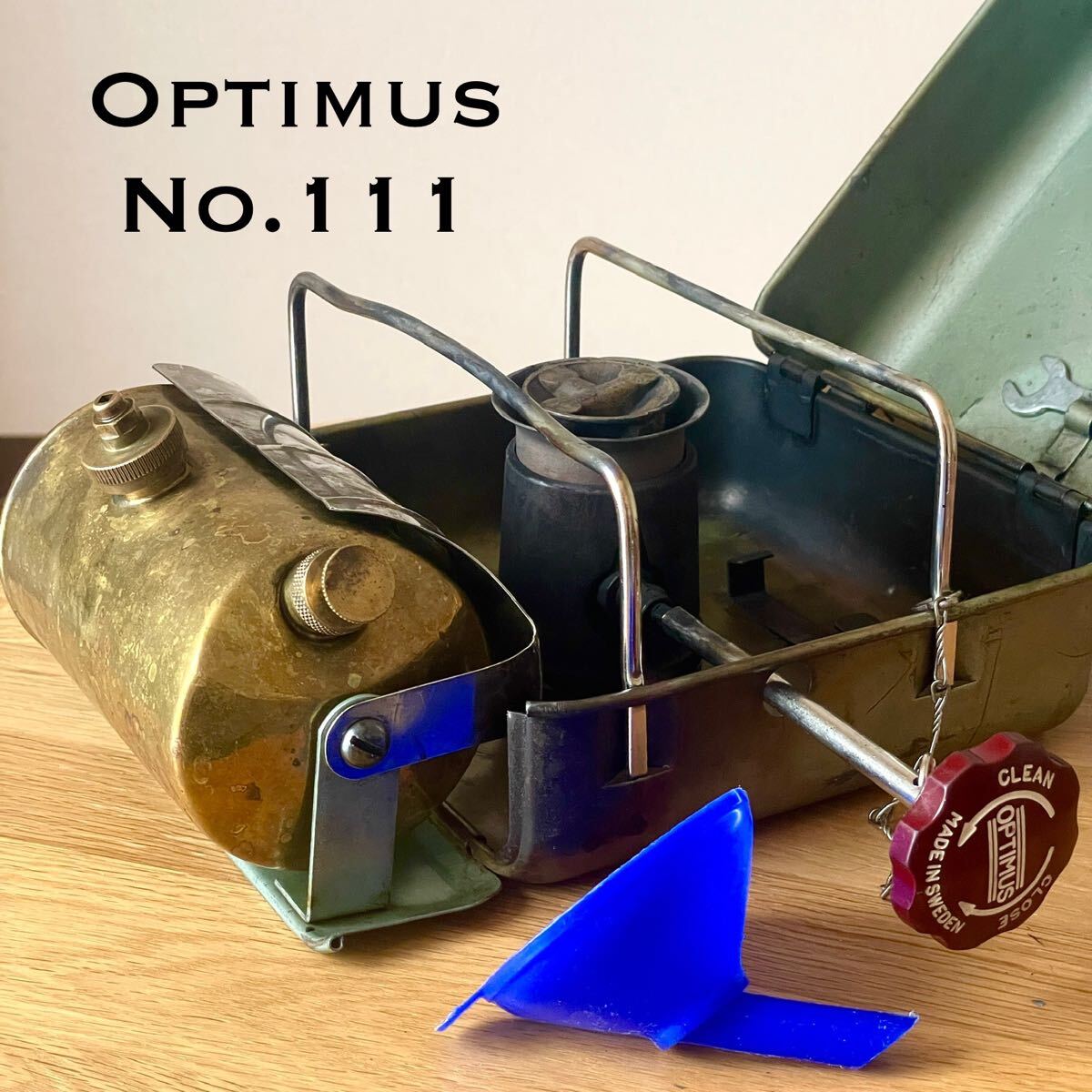 【やや傷や汚れあり】【大人気！】OPTIMUS オプティマス 111 ストーブ クッカー シングルバーナー キャンプ アウトドア スウェーデン / not hiker primus ...