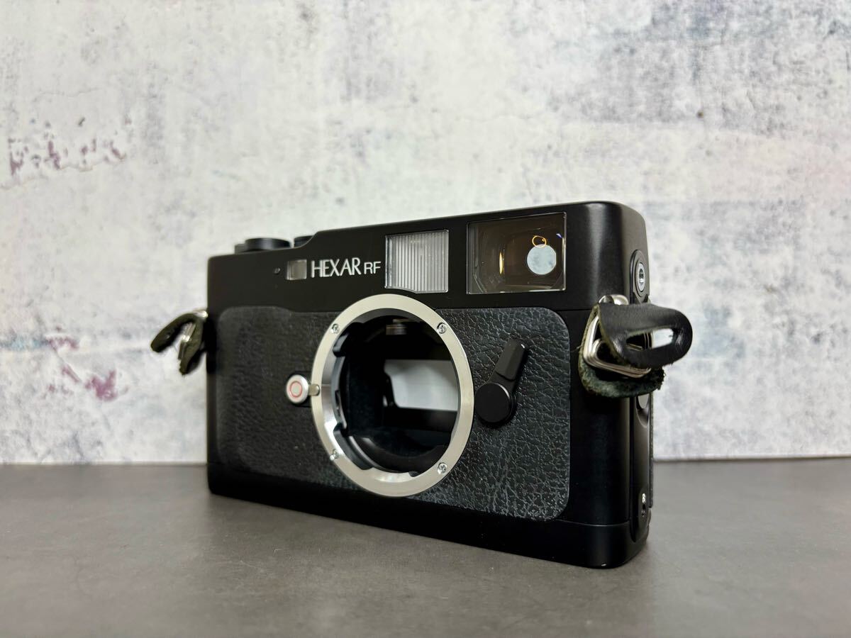 【やや傷や汚れあり】【人気】KONICA HEXAR RF Black Body コニカ ヘキサー フィルムカメラ レンジファインダー Mマウント ブラック ボディの落札情報詳細 ...