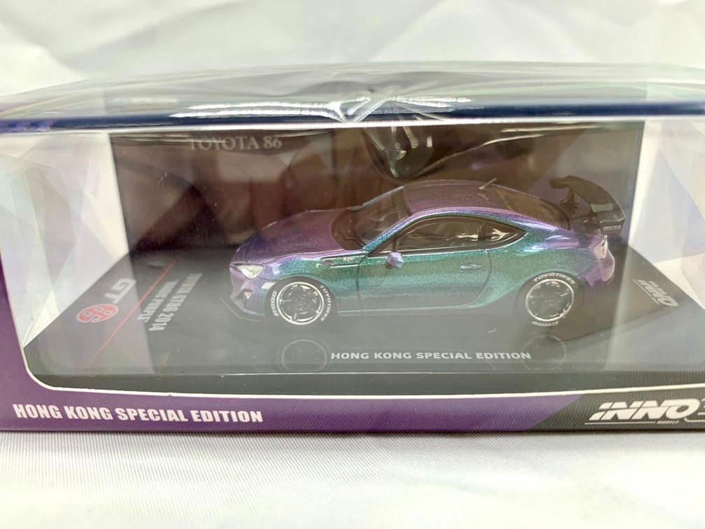 【未使用】【未開封】Inno64 1/64 トヨタ TOYOTA GT86 2014 MAGIC PURPLE HONG KONG ...
