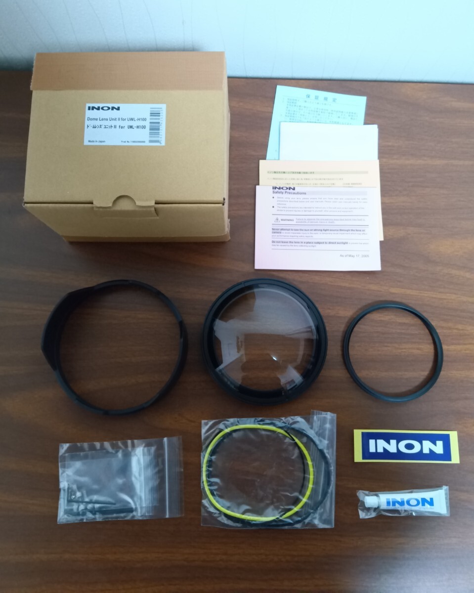 【未使用】未使用品 INON ドームレンズユニットII for UWL-H100 / INON UWL-H100に使用可能 / イノン 水中 ...