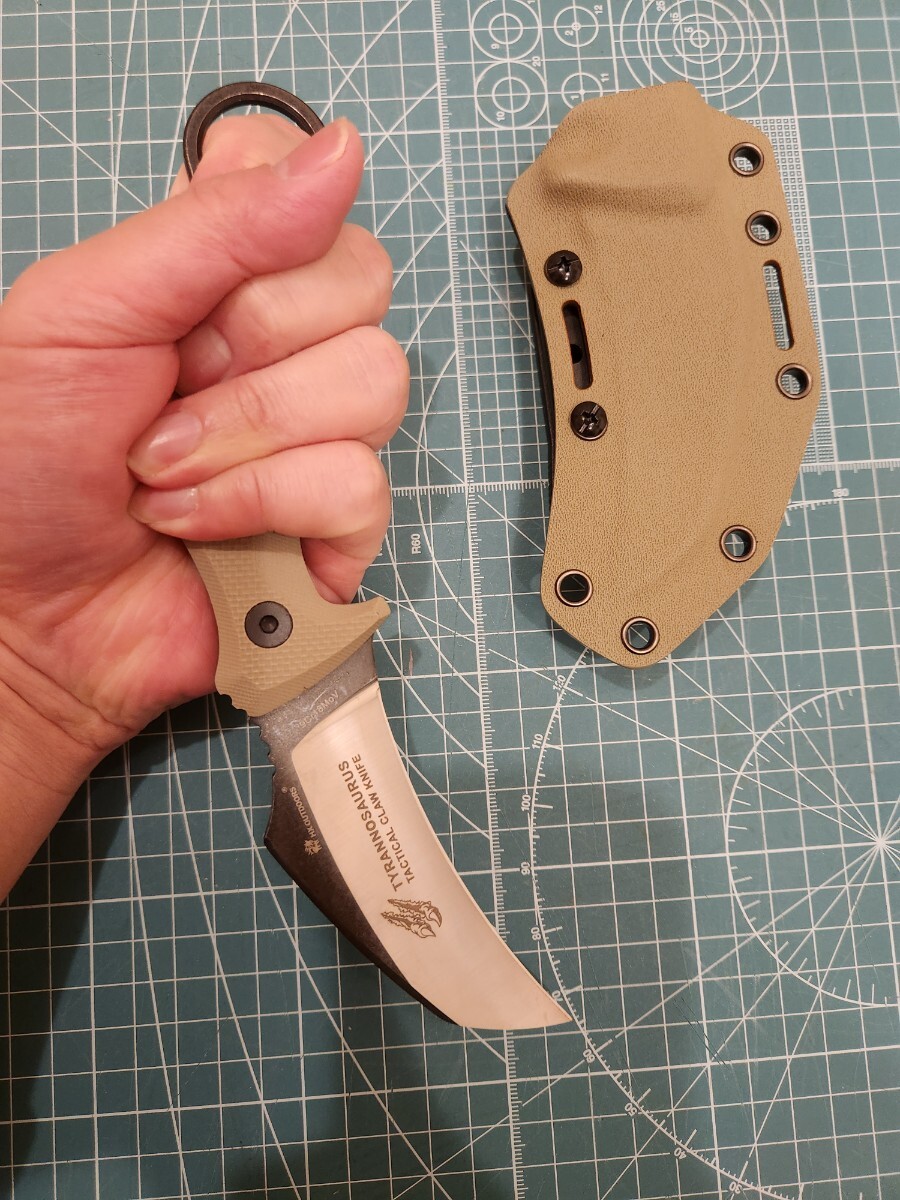 【未使用】HX OUTDOORS MERCENASIES TACTICAL KNIFE /HX カランビットナイフ/タクティカルナイフ/カイ ...