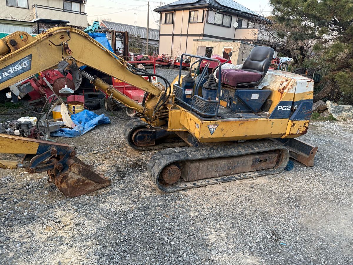 【やや傷や汚れあり】湖西発 ユンボ コマツ PC20-6 ジャンク 2546時間 (彼は鍵を持っていない)の落札情報詳細 - Yahoo!オークション落札価格検索 オークフリー