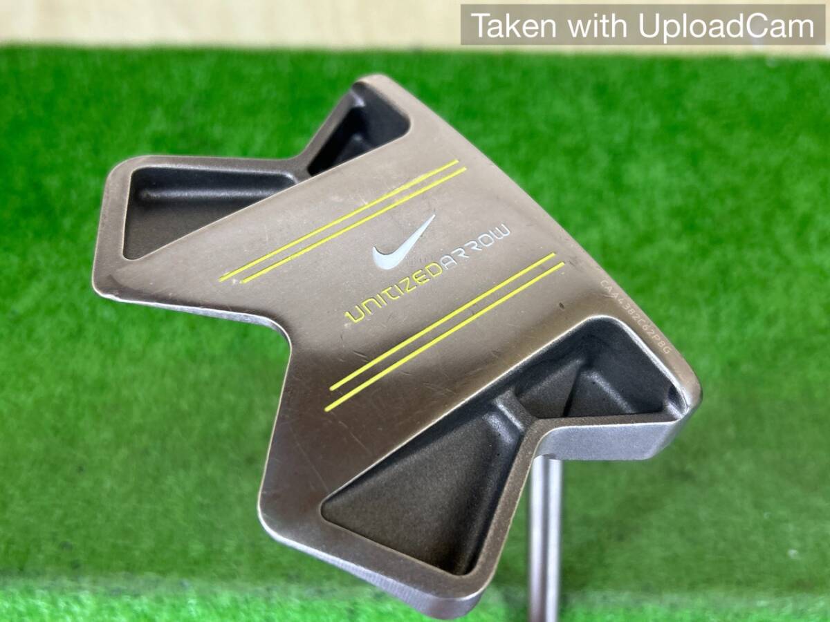 【傷や汚れあり】【希少】NIKE UNITIZED ARROW 33.5インチ ナイキ ユニタイズド アロー 一体型パター 新品グリップ交換済 ...