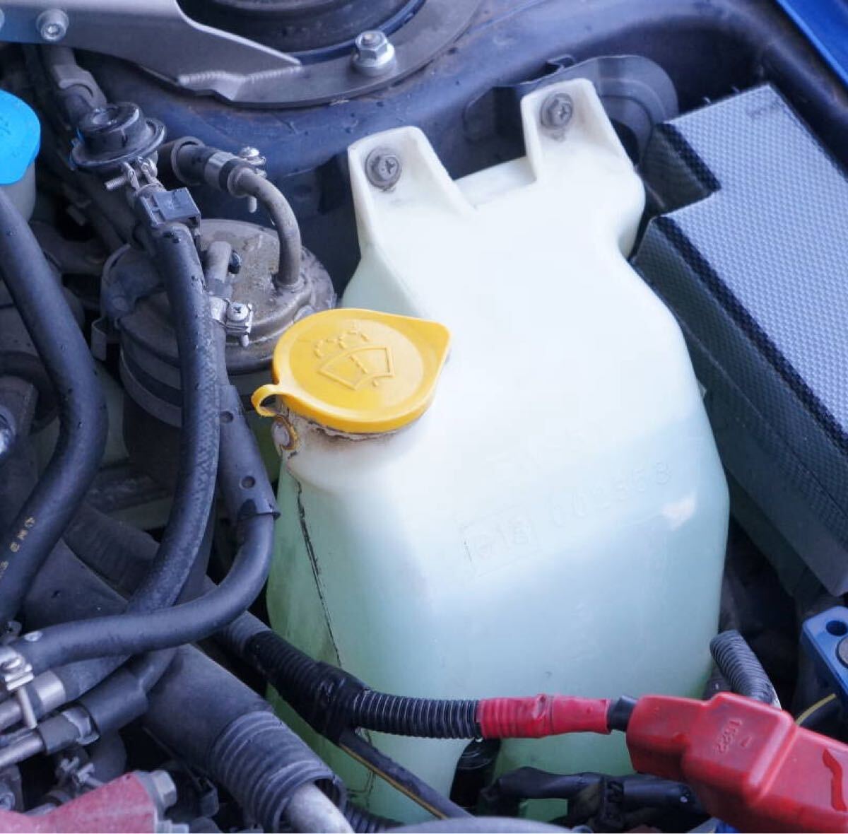 【未使用】JDM 新品 スバル純正 GC8 GF8 インプレッサ WRX STi 小型ウォッシャータンク typeR/typeRA 軽量化 ...